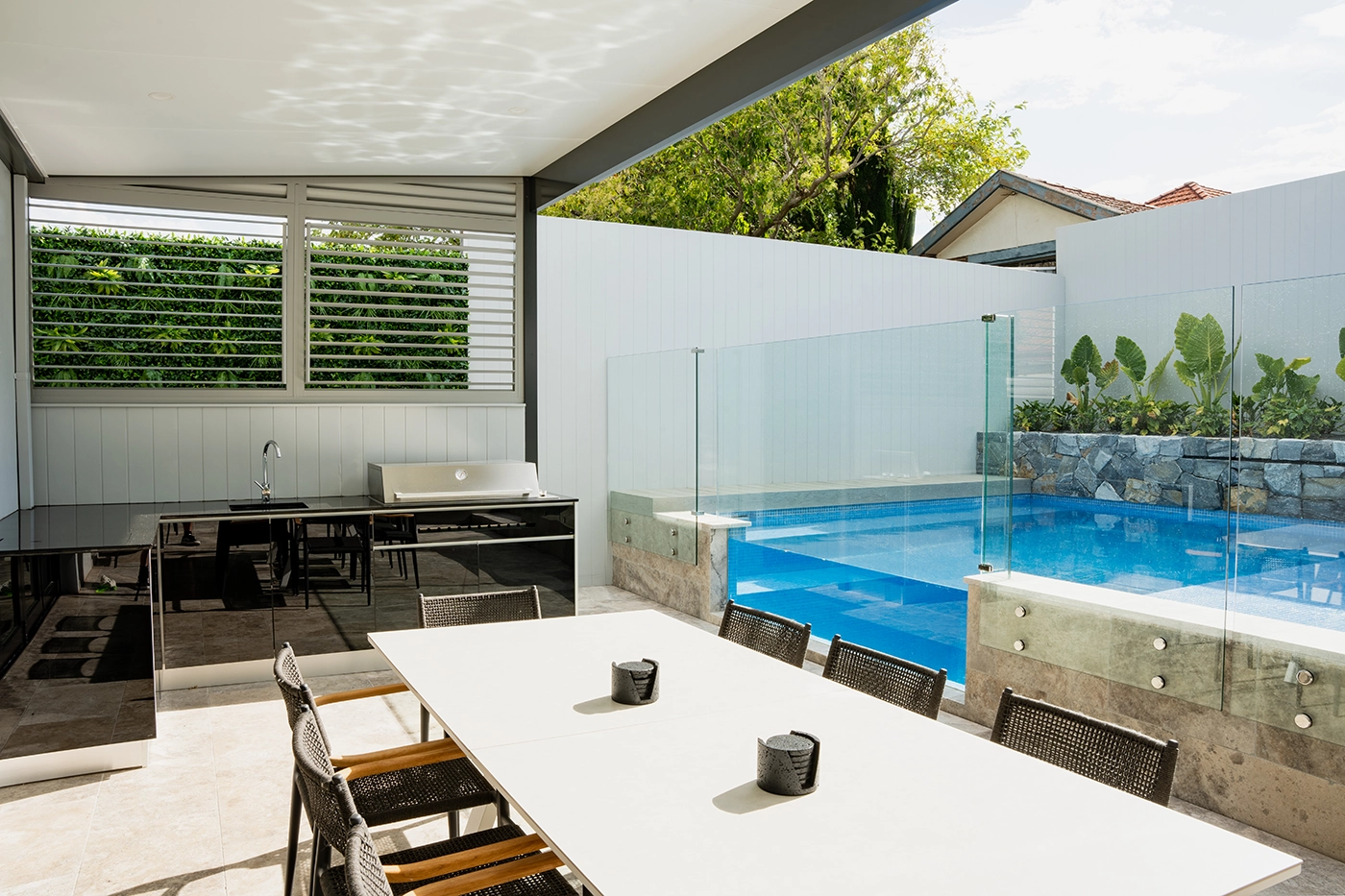 A Dream Backyard: A Custom Pool and Outdoor Living Space | National ...