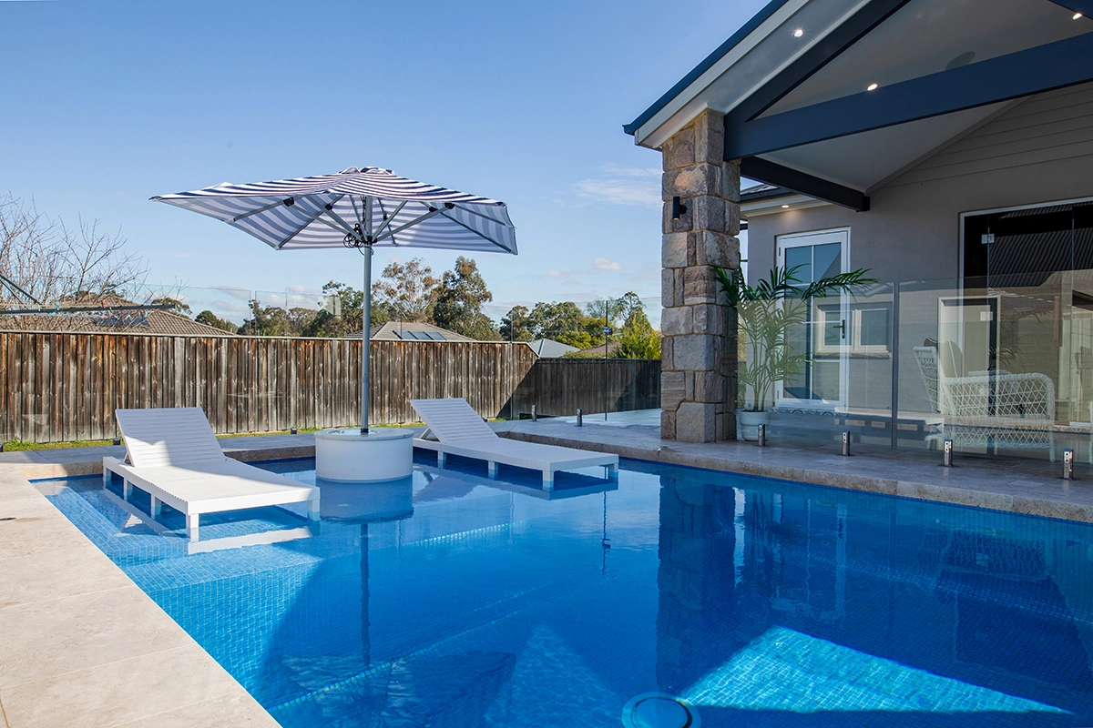 Bringing the heat: Pool, Sauna, Bar and Outdoor living! | National ...