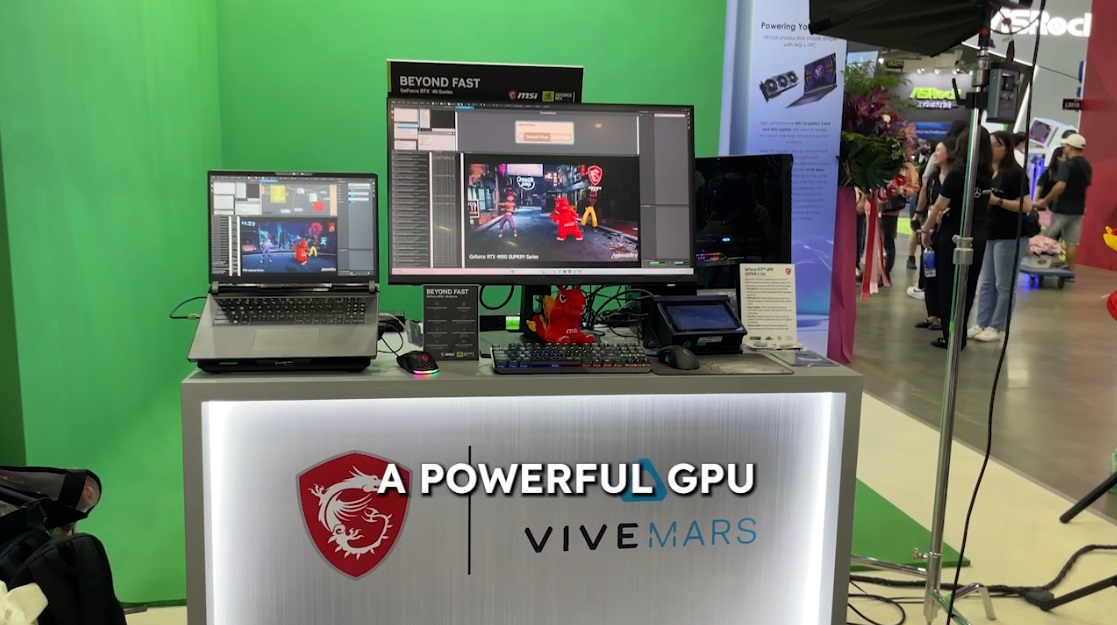 Case Study: VIVE Mars x MSI at Computex Taipei 2023 | VIVE Mars CamTrack