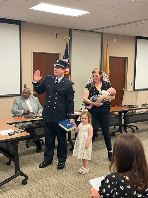 CHFD Swears-In Newly Promoted Officers