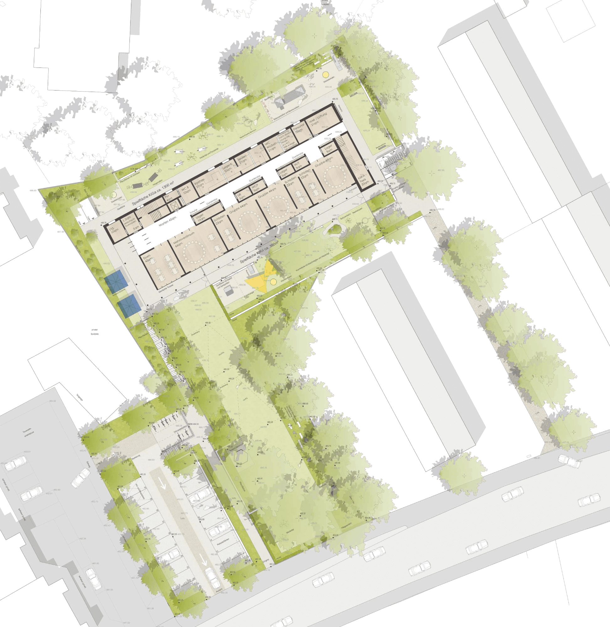 Kita Wettersteinring — Büro Freiraum