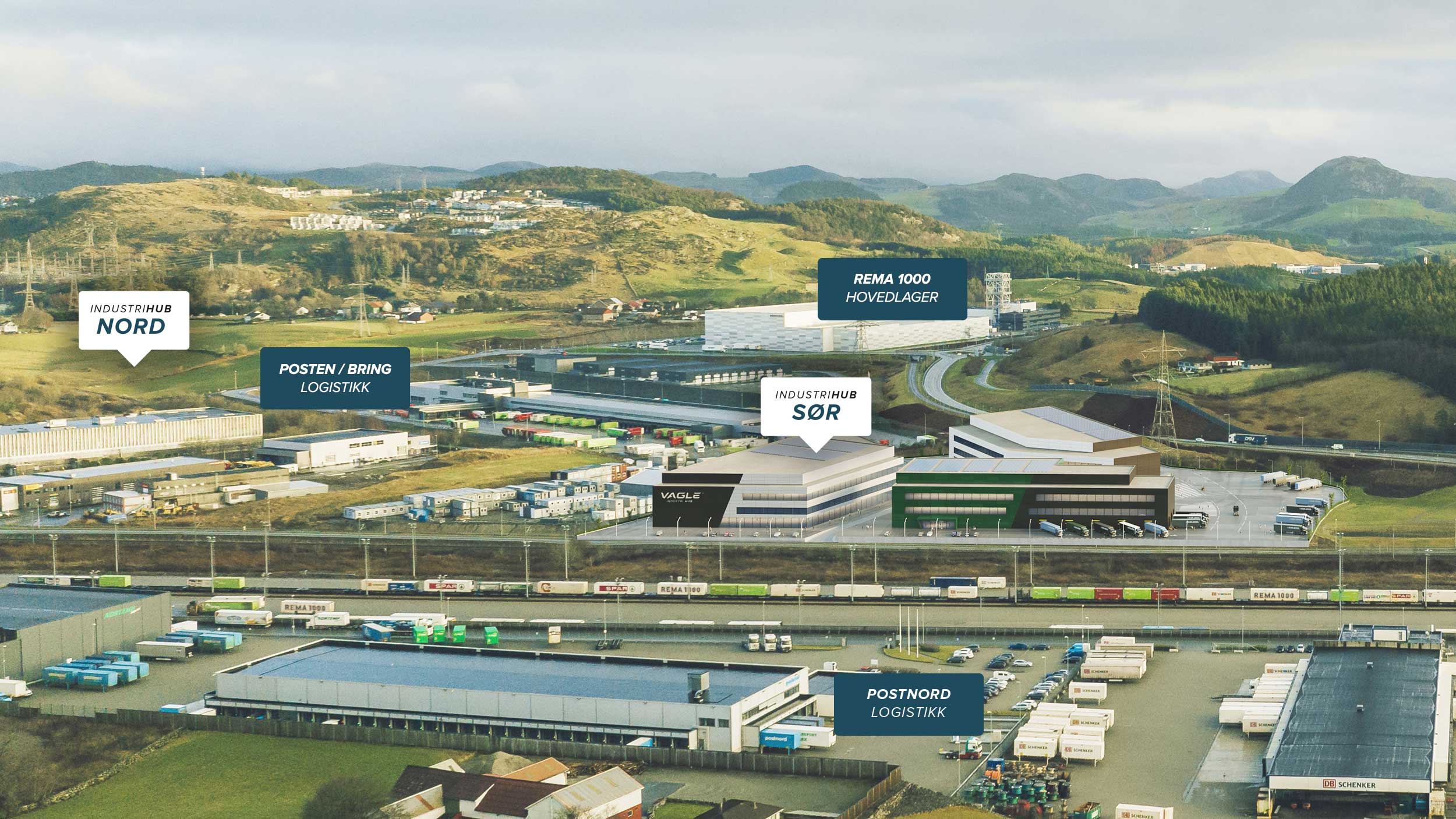 Vagle Industripark | Beliggenhet