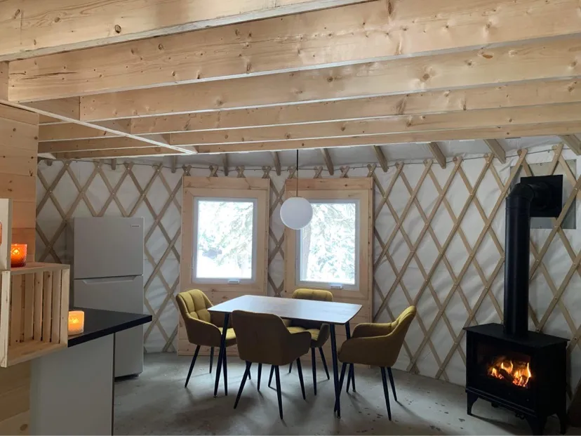 Yourte Expérience Charlevoix : Le grand confort de nos yourtes