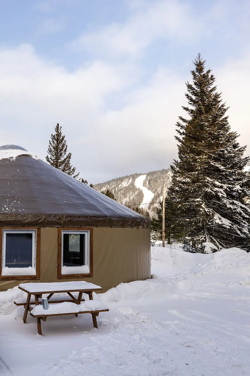 Yourte Expérience Charlevoix : Le Bistro La Grande Yourte