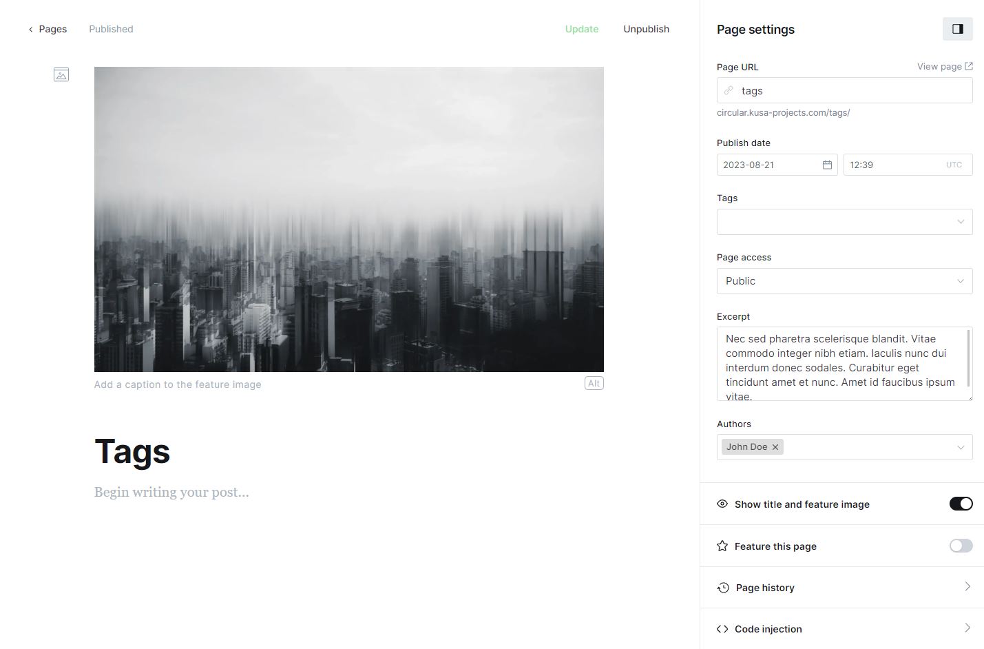 Circular Documentation