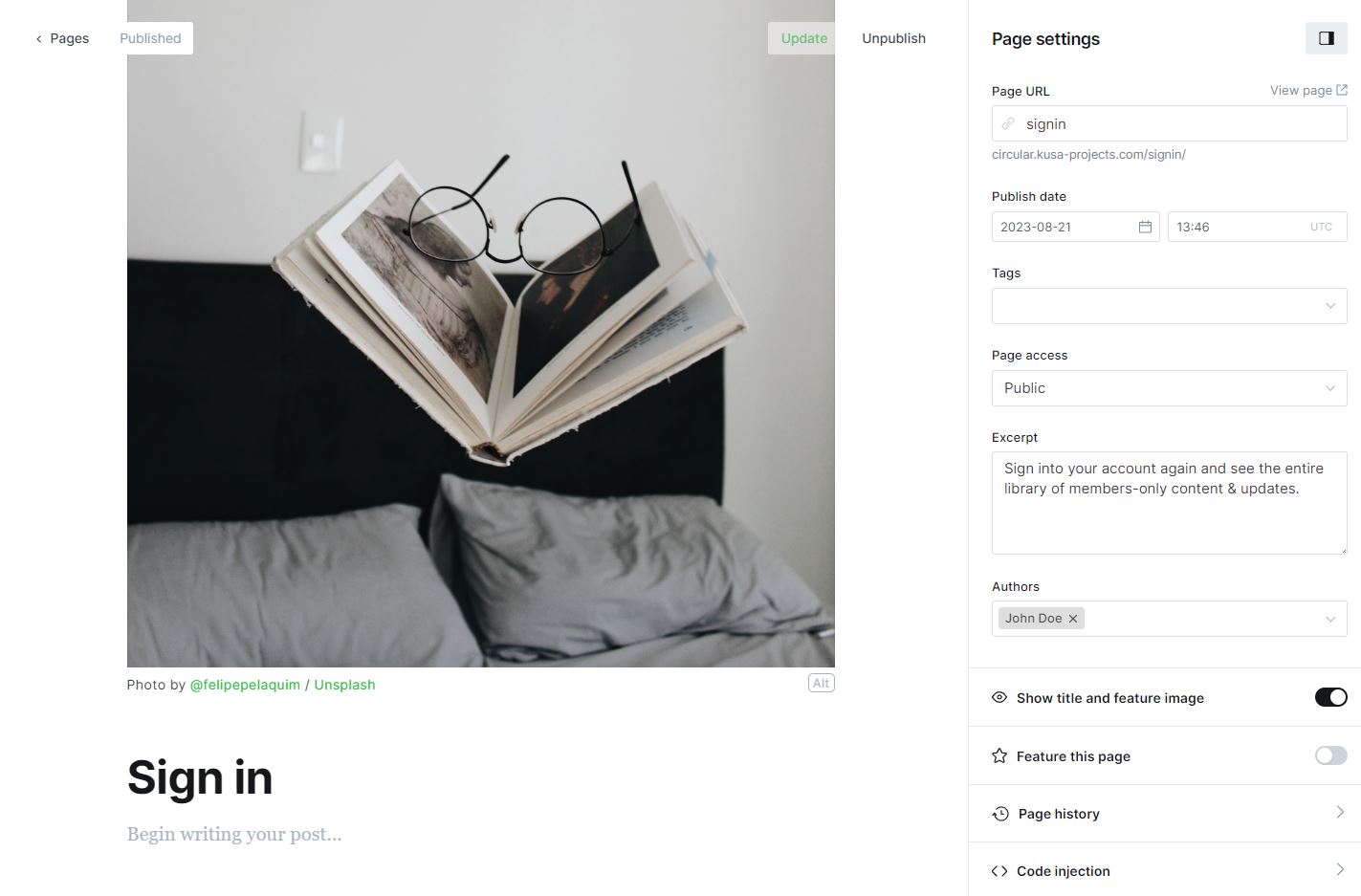 Circular Documentation