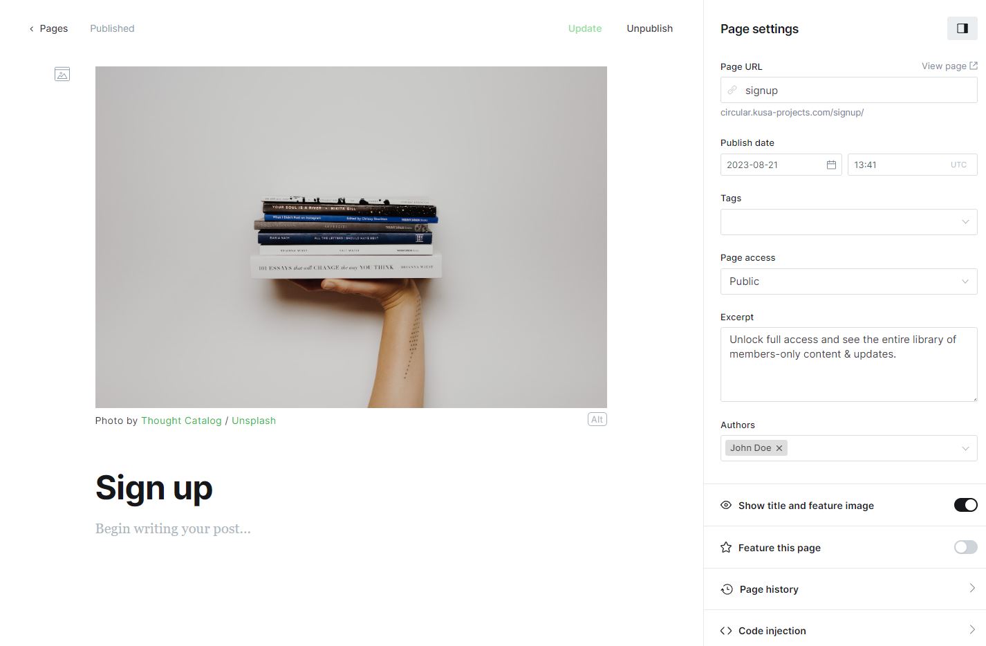 Circular Documentation