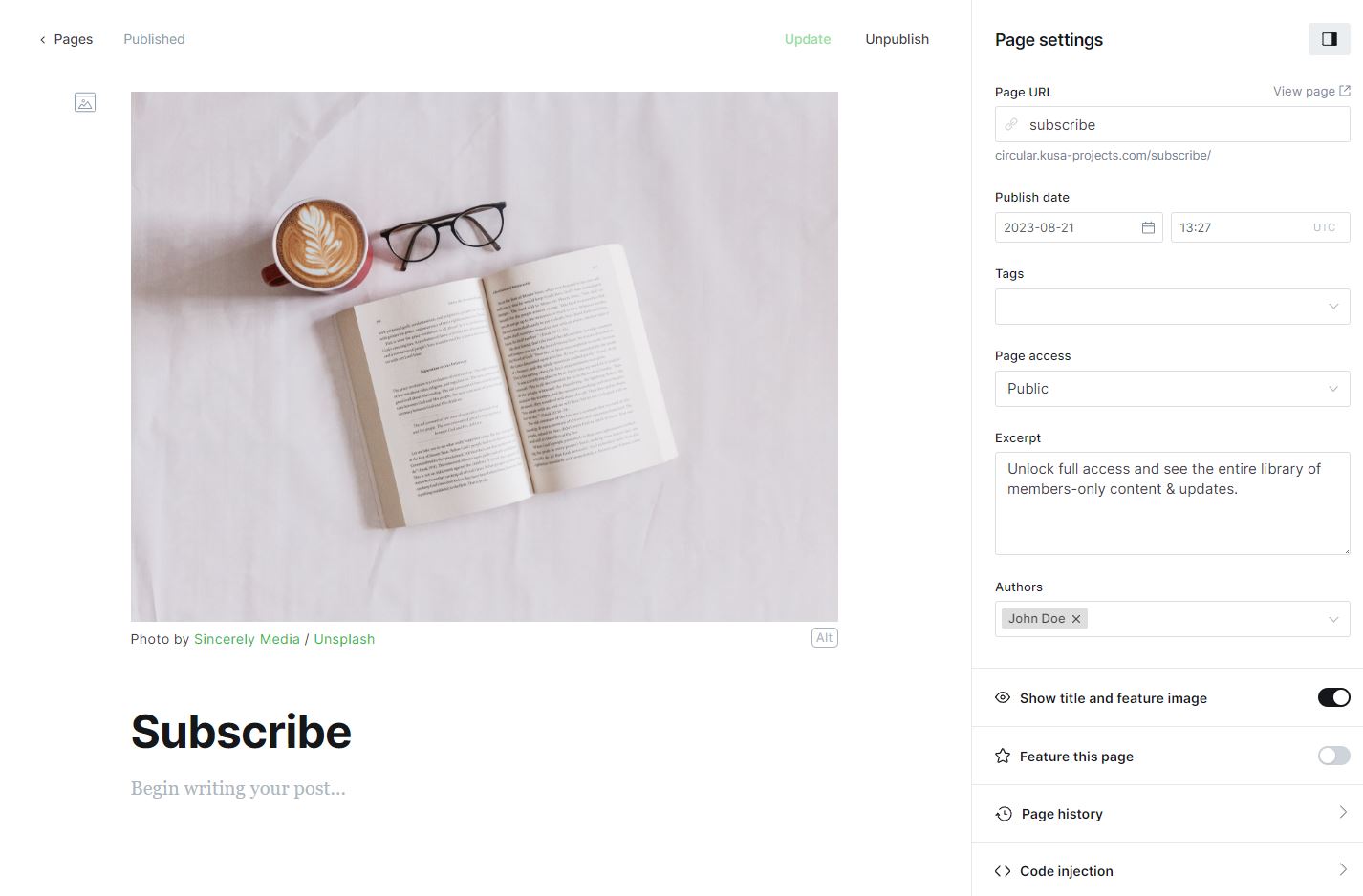 Circular Documentation