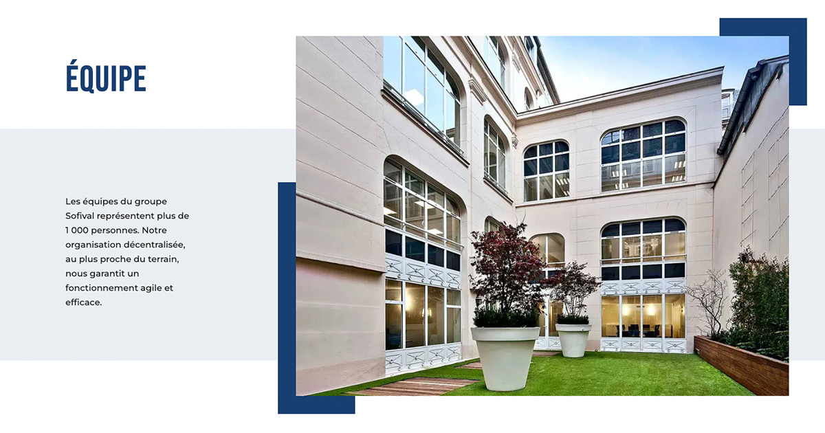 L’Équipe du Groupe Sofival