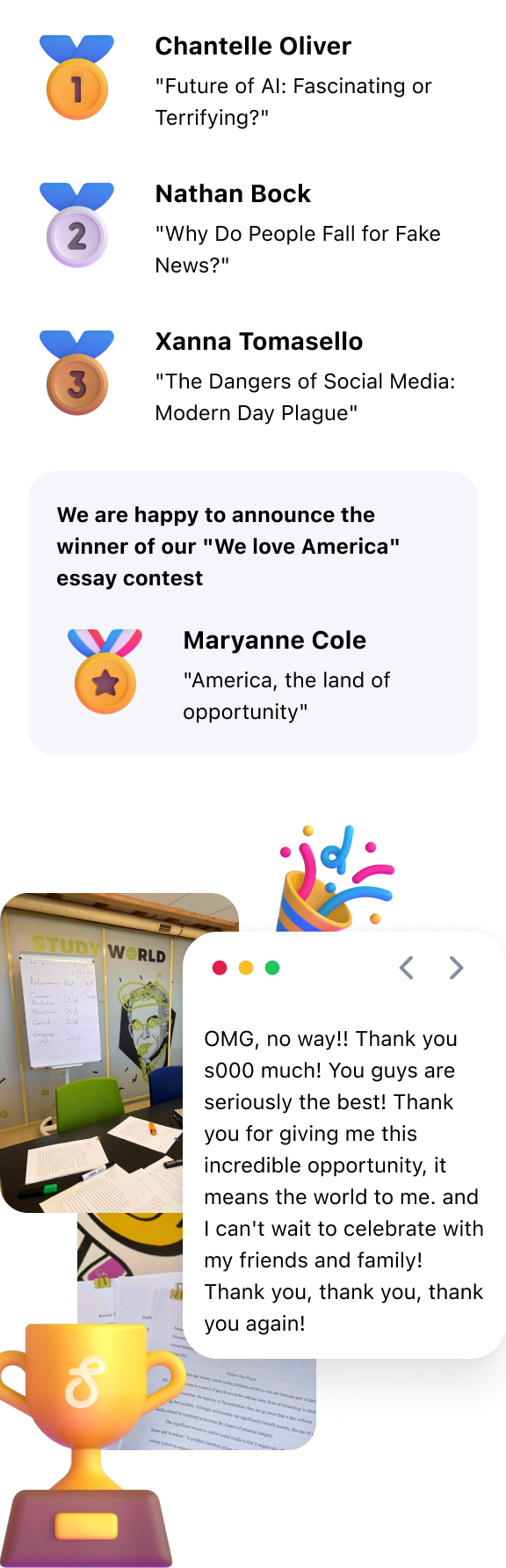 Studybay Essay Contest Prize Fund $1500 Essay Competition Scholarship 2023