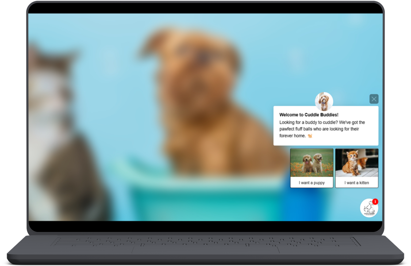 Online Pet Adoption Website Chatbot Template