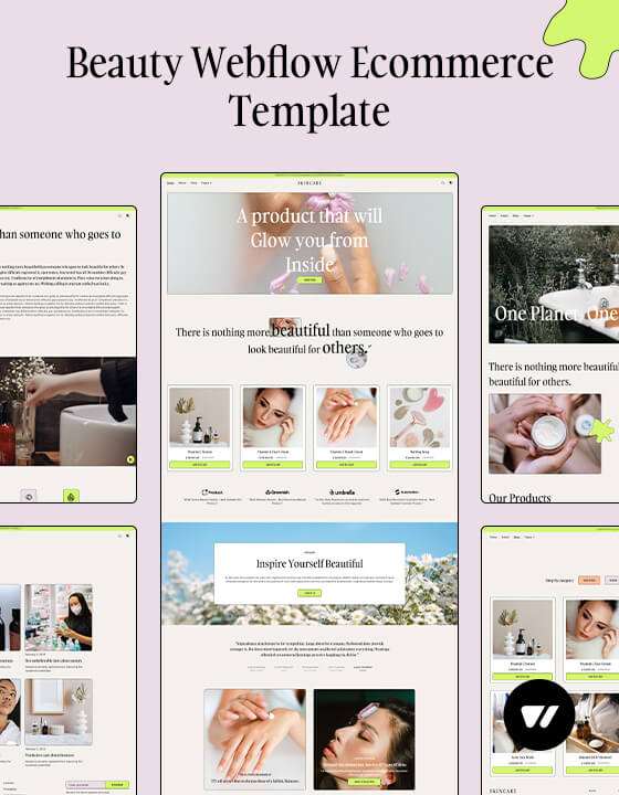 Beauty Webflow Website Templates