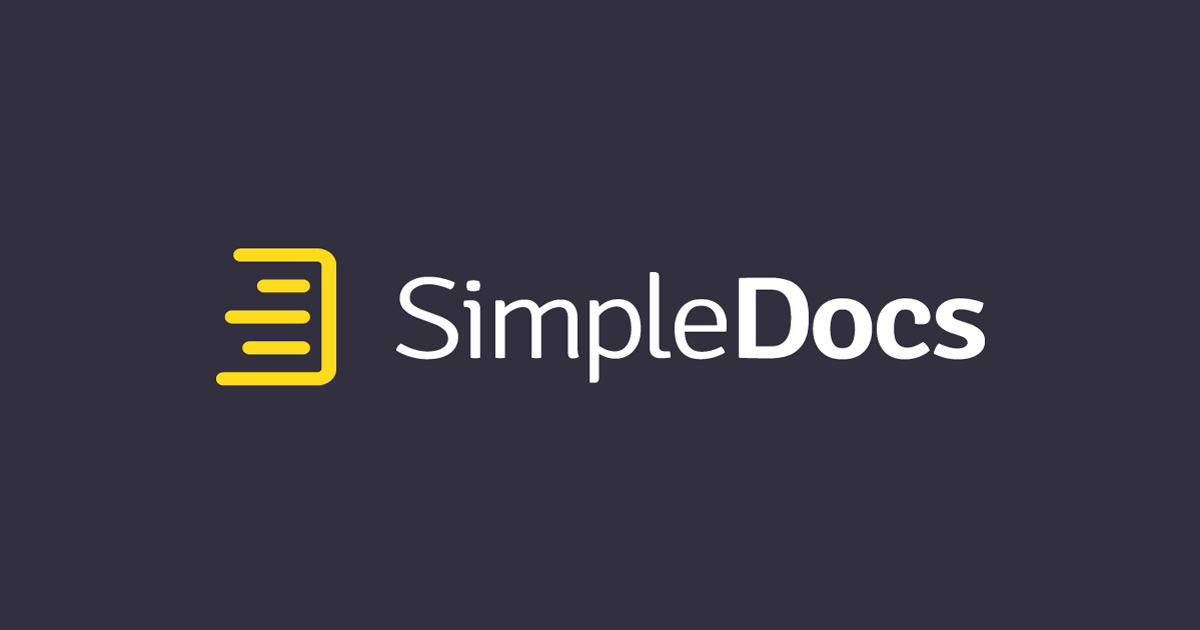 Contact Us - SimpleDocs