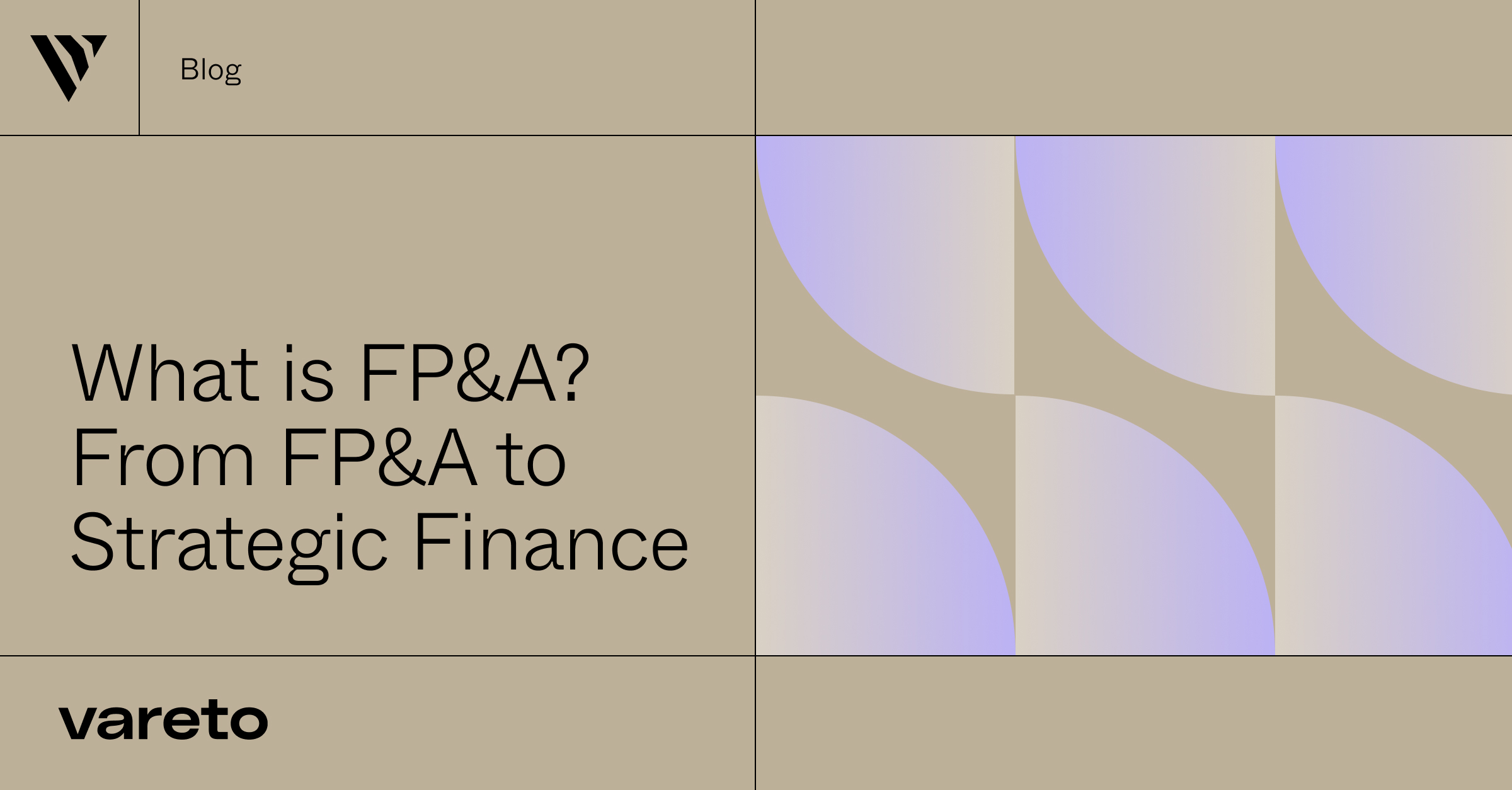 What is FP&A? From FP&A to Strategic Finance