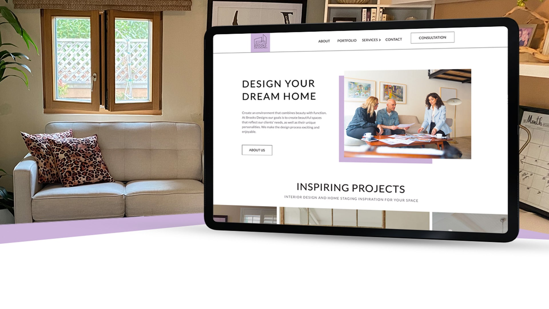 Brooks Designs | Dog and Rooster