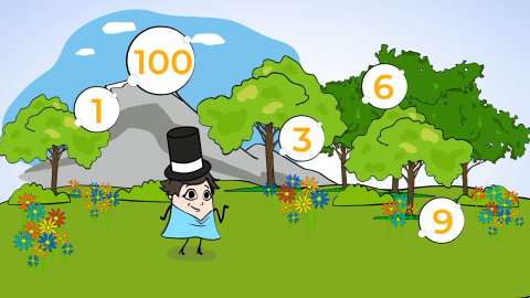 MightyOwl - Flower power - counting to 100 on a hundreds chart