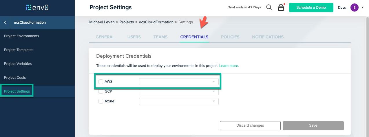 Deploy Amazon Elastic Container Service (AWS ECS) with CloudFormation | env0