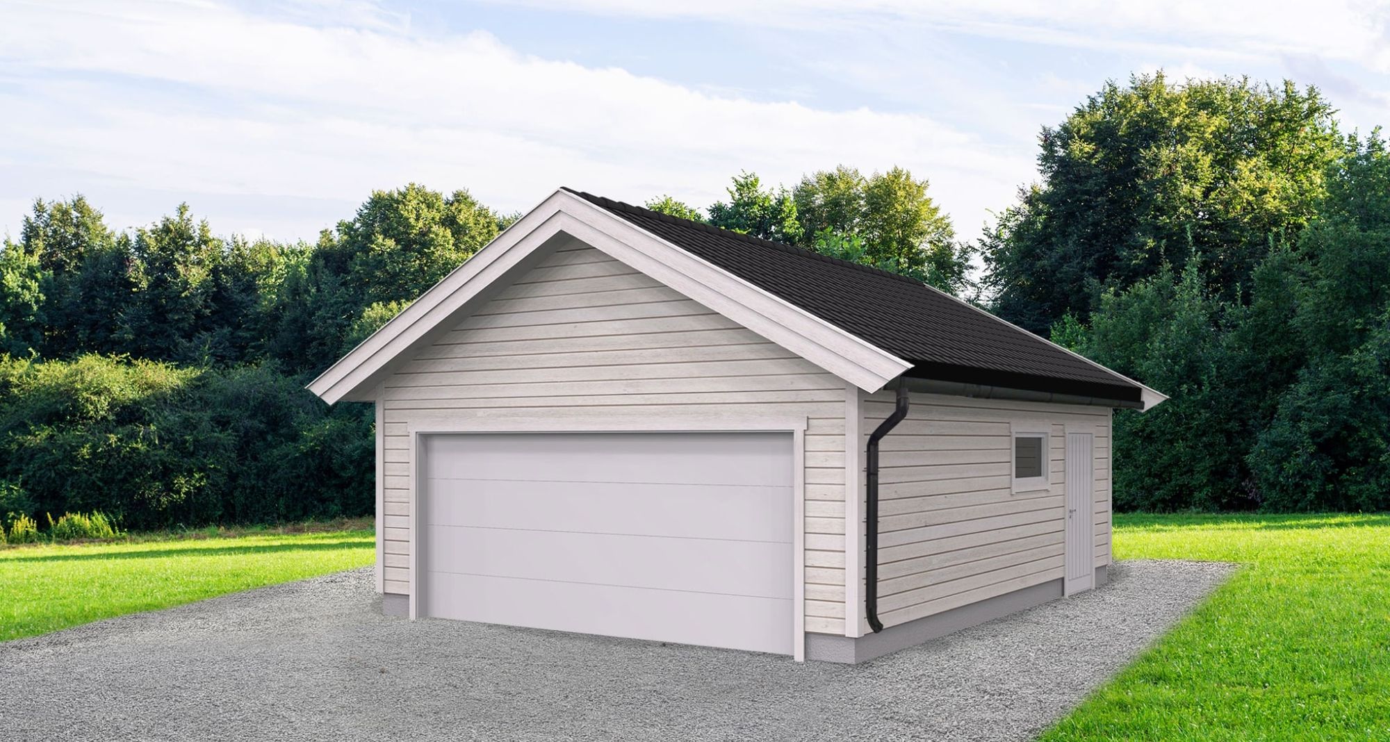 Garasje på 1, 2, 3 | Innlandet Elementfabrikk