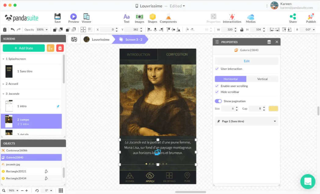 pandasuite - 無需編寫任何代碼，即可將您的想法變成出色的應用程式、數位出版物和互動式展示。: 行銷科技中文