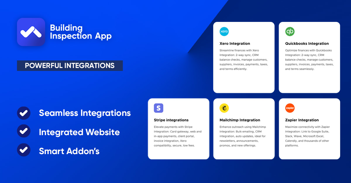 Integrations | Building Inspection App
