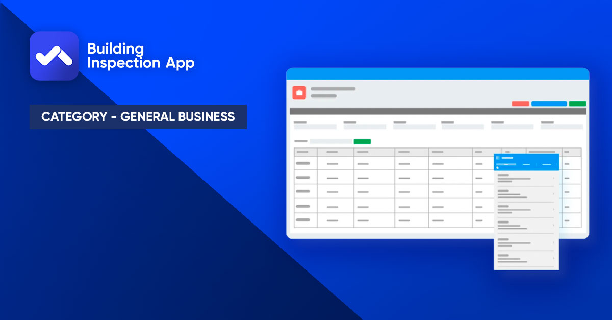General Business - Building Inspection App
