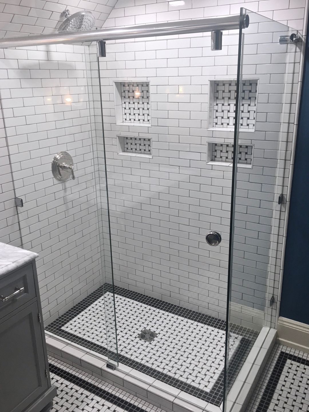 Slider Shower Glass