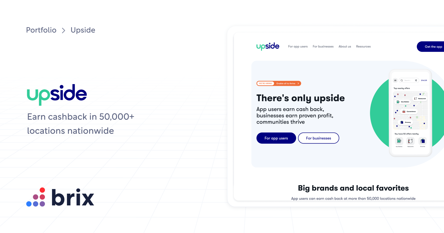 Upside - Portfolio | BRIX Agency