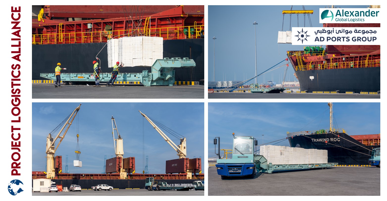 Alexander Global Logistics Reports Completion of 14,500MT Breakbulk Shipment to Port Khalifa