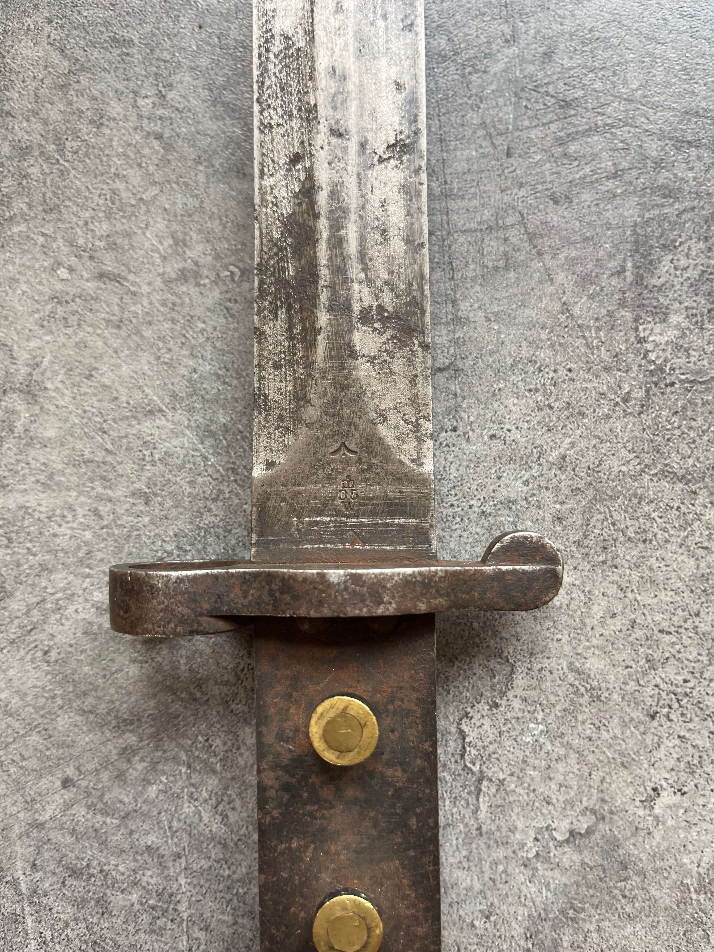 British Pattern 1888 MkI Type II Lee Metford Bayonet