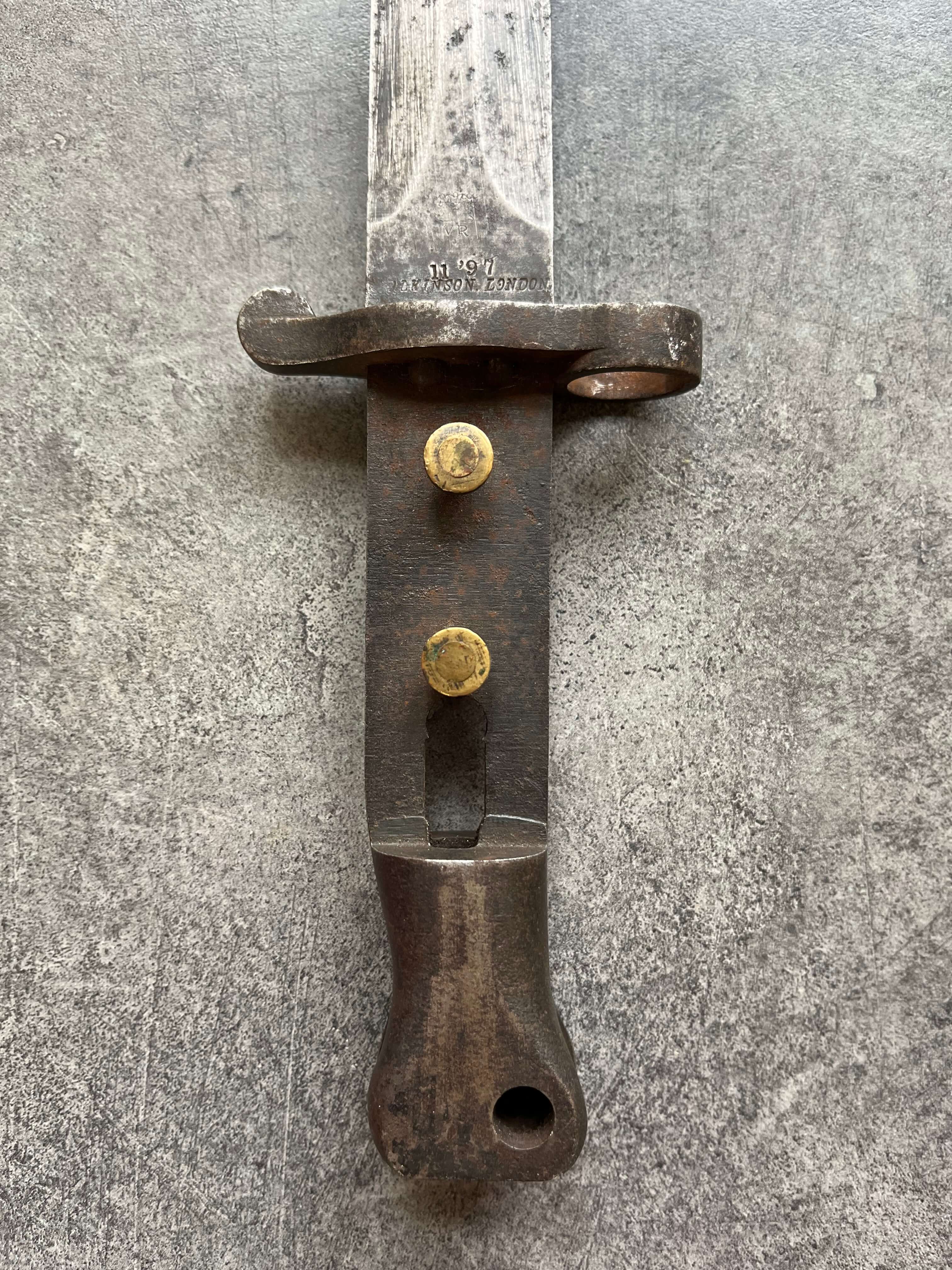 British Pattern 1888 MkI Type II Lee Metford Bayonet