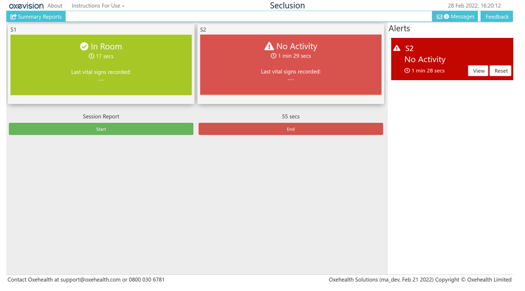 No Activity Alerts Reminder Sheet | OxeAcademy
