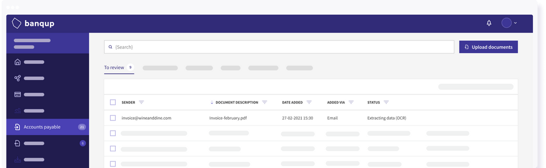 Banqup - The digital link between entrepreneurs and accountants
