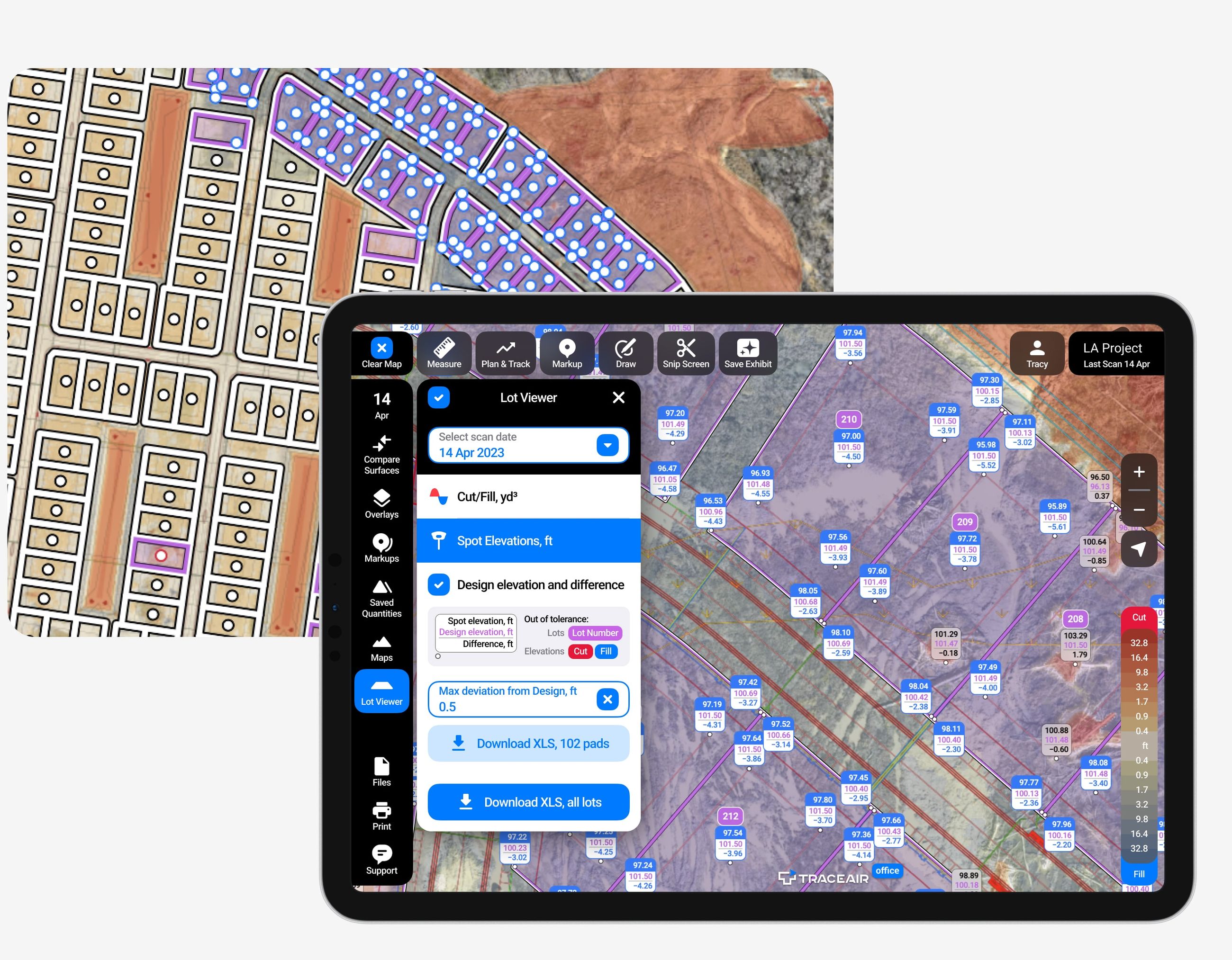 3D Site Work Platform for Land Development