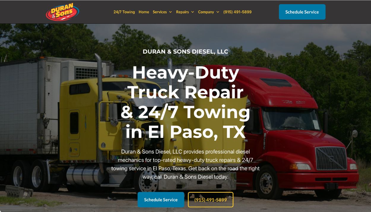 Heavy-Duty Mechanic in El Paso, TX | Duran & Sons
