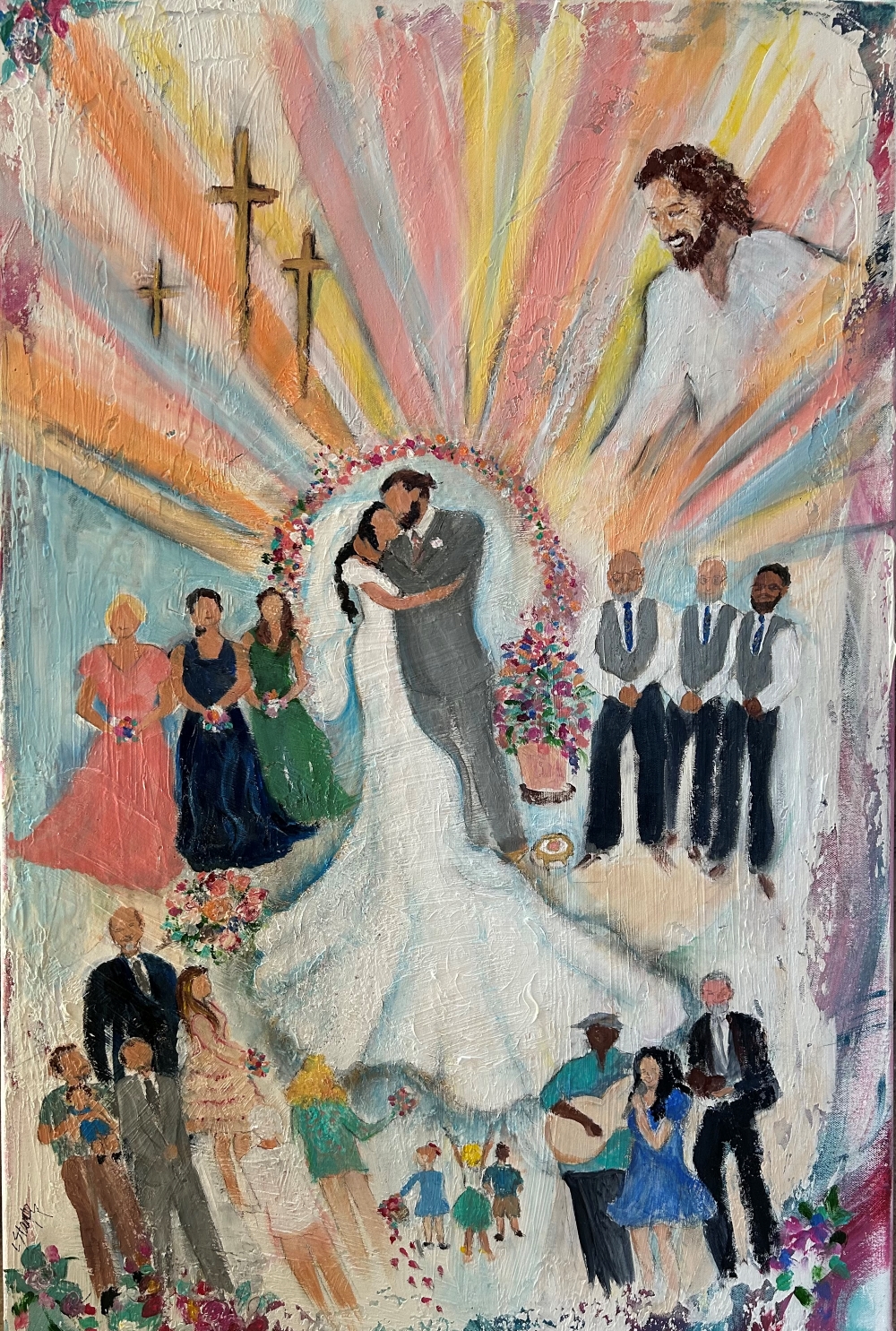 Wedding with Jesus | Linda Stamper Inspirations