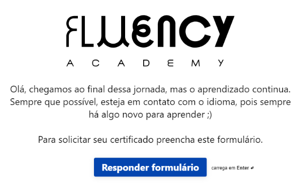 Suporte Aluno - Fluency Academy