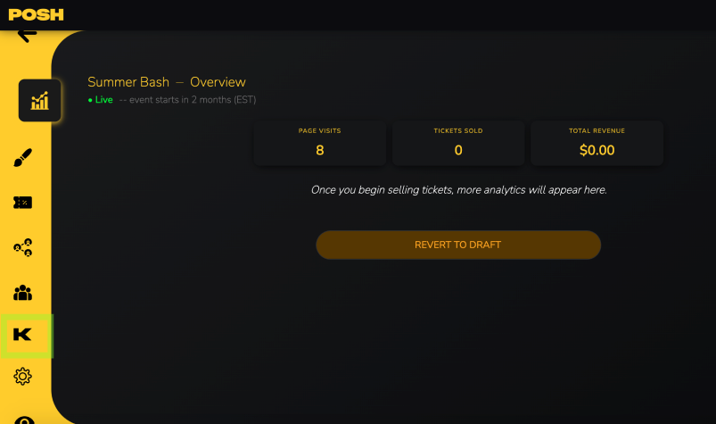 How to Enable Kickback on POSH