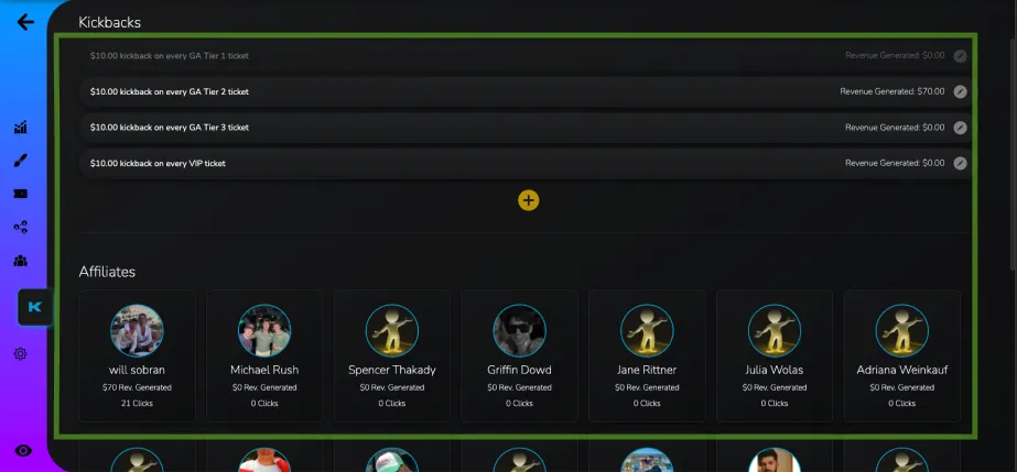 How to Enable Kickback on POSH