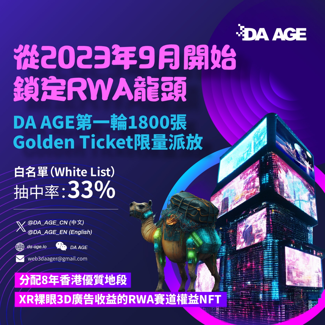 閃耀黃金門票：開啟DA_AGE 之旅