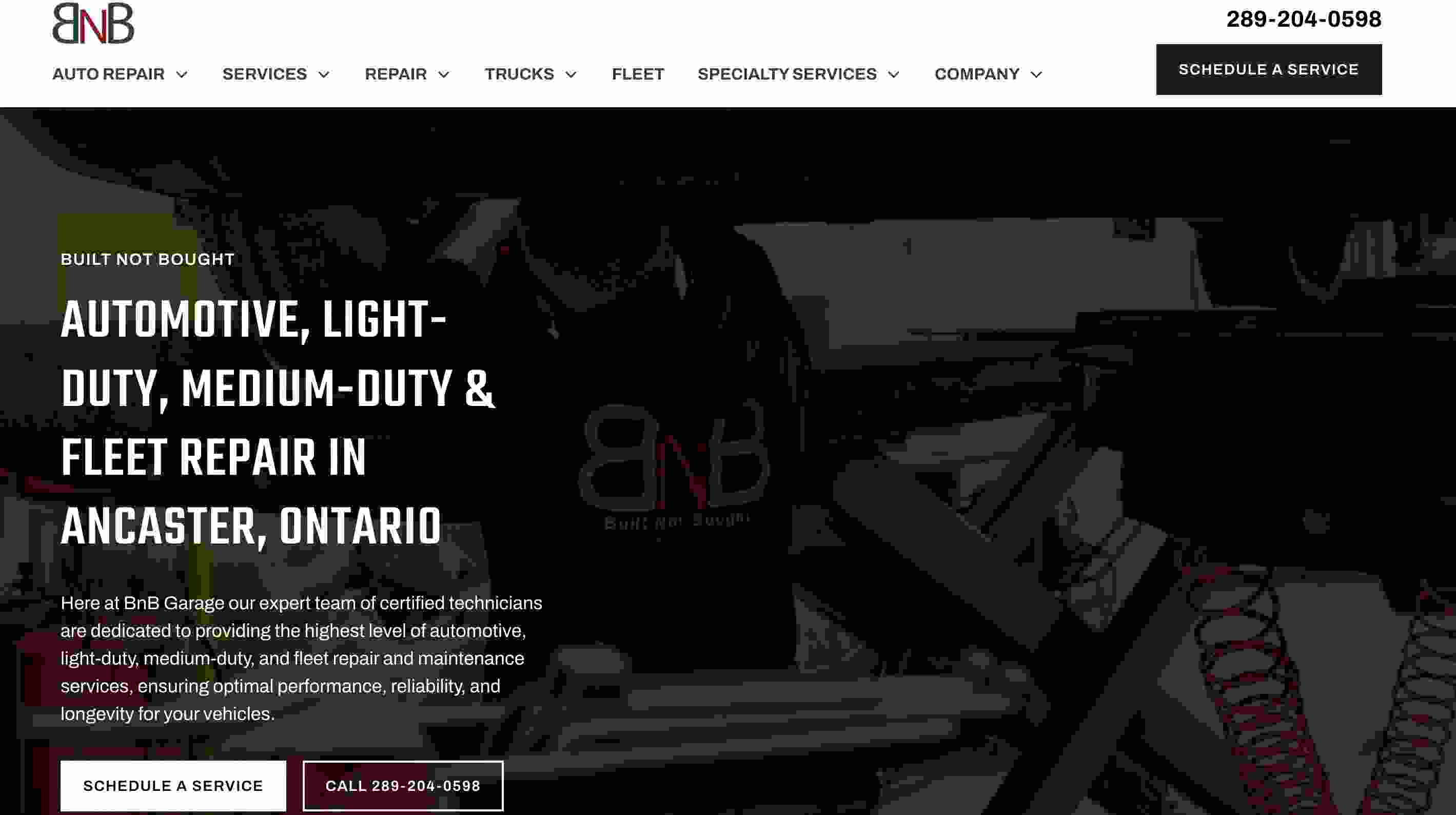 Automotive Fleet Repair in Ancaster, ON | BnB Garage