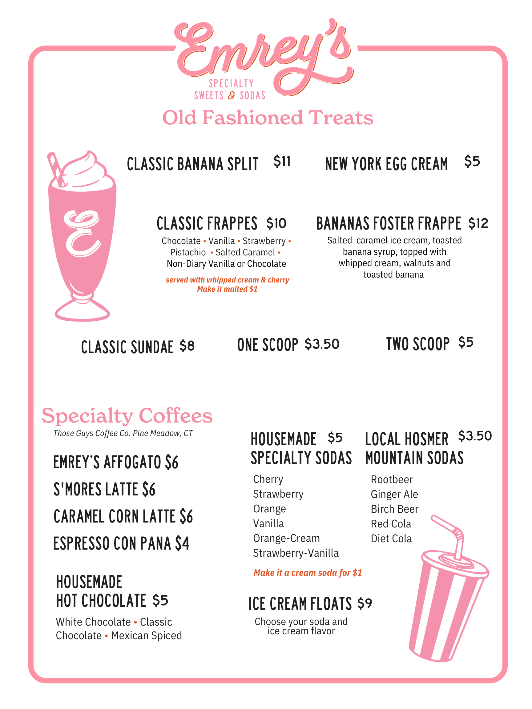 Emrey's Specialty Sweets & Soda Shop