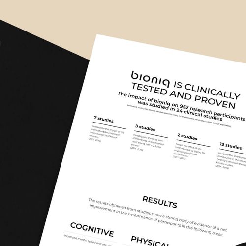 Invest in yourself, invest in your future | bioniq