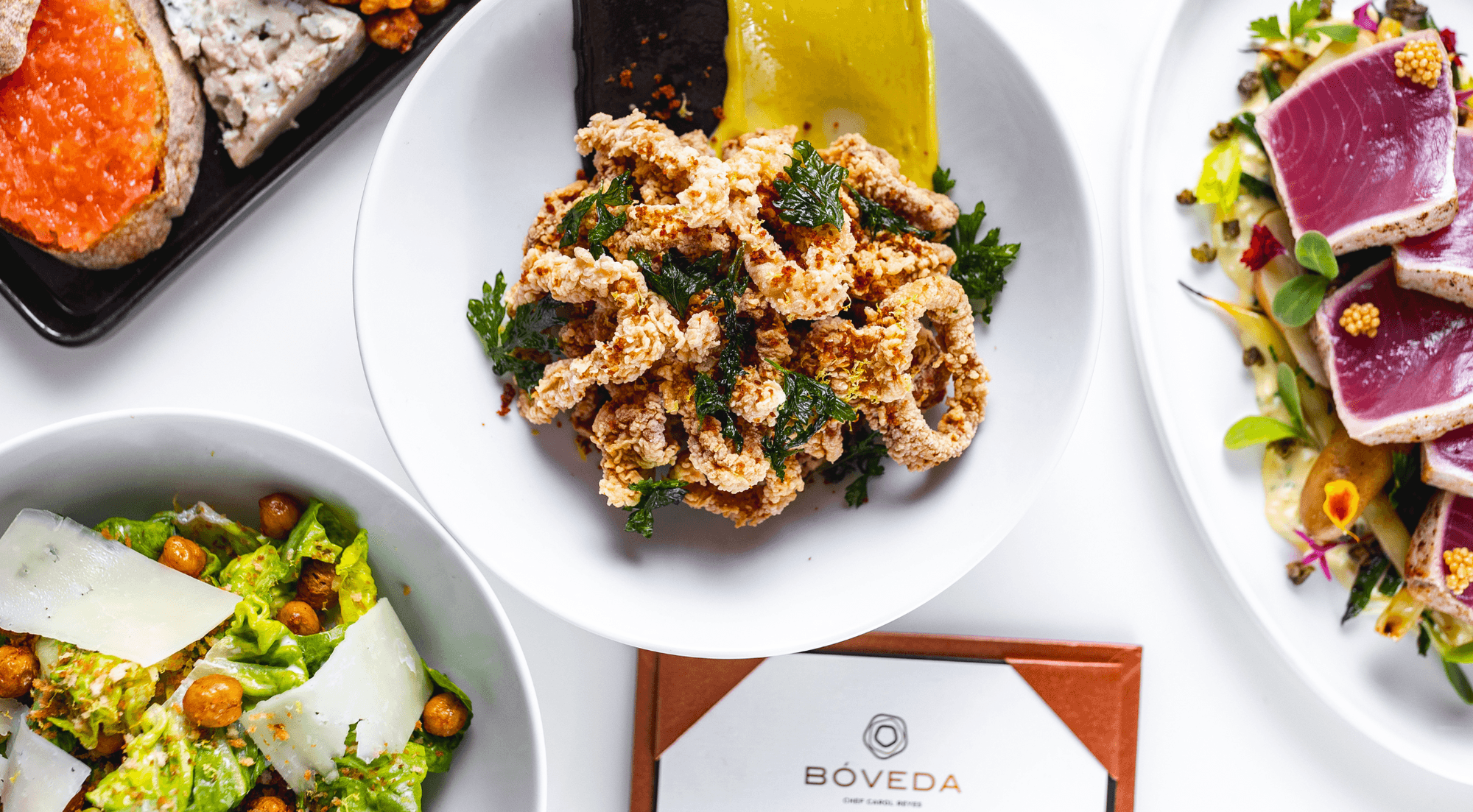 Bóveda - Menu