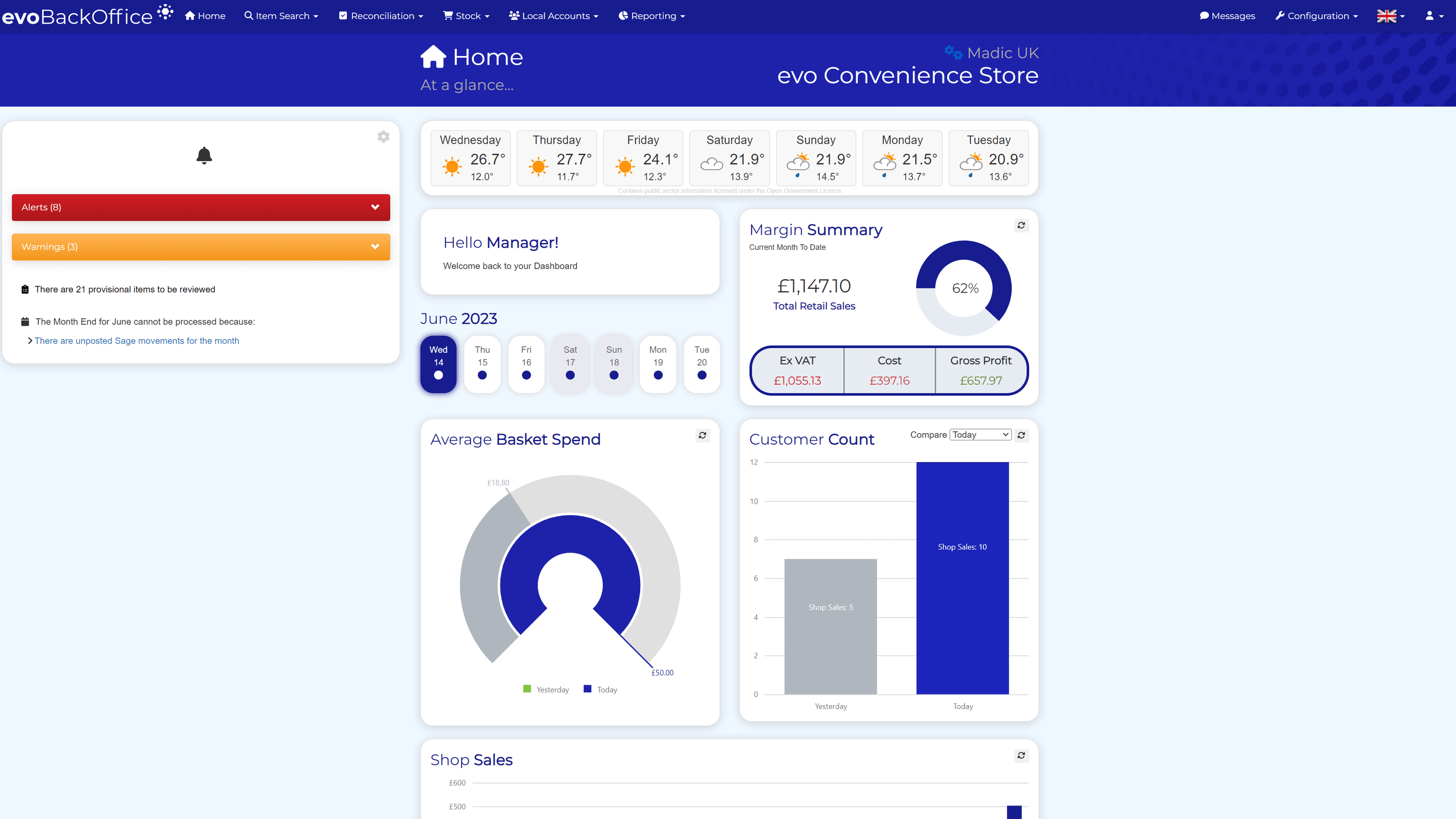 Back Office Software for Convenience Stores - MADIC UK