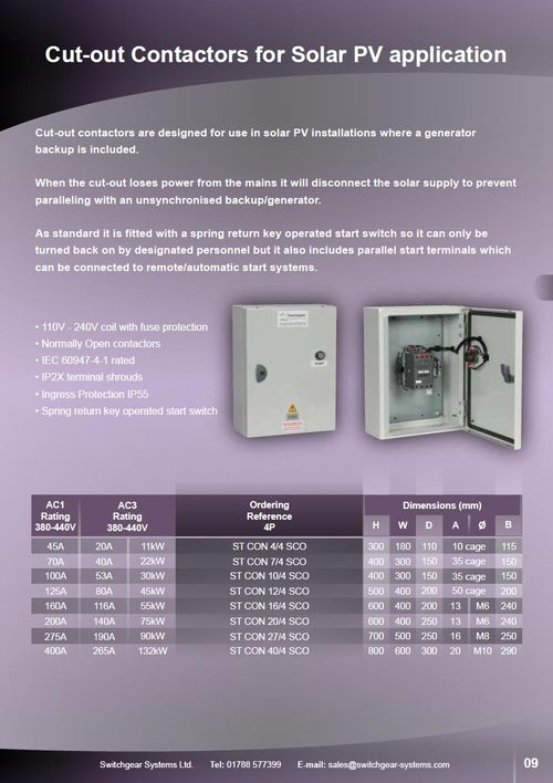 Catalogue Pages - Switchgear Systems Ltd