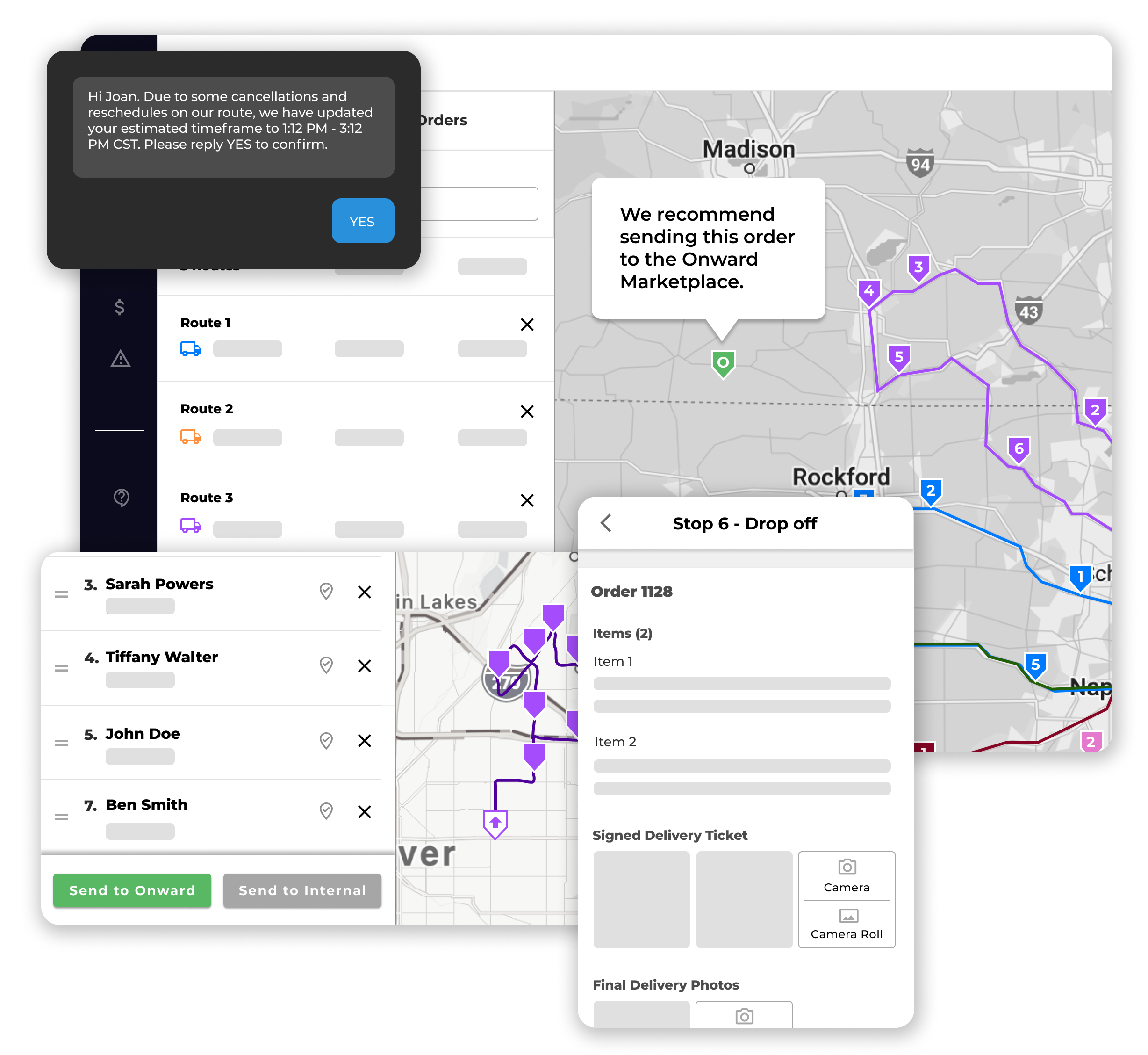 Onward - The future of white glove delivery.
