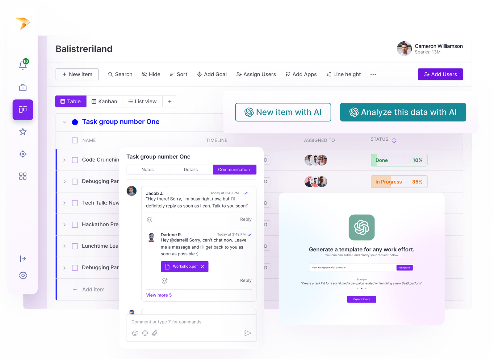 MetaSpark® The AI-Powered Platform for Project & Task Management.