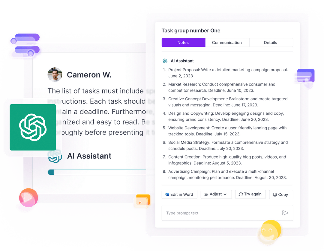MetaSpark® The AI-Powered Platform for Project & Task Management.