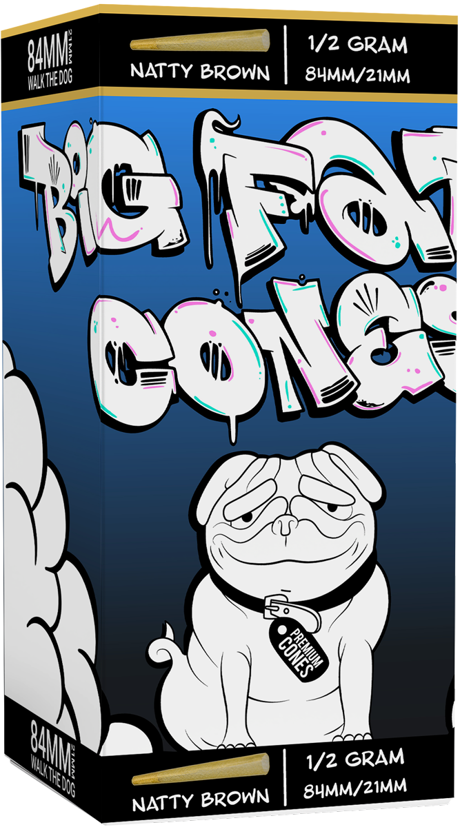 84mm | 21mm - Brown • Big Fatty Cones