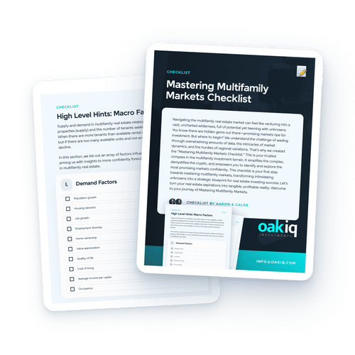 Mastering Multifamily Markets Checklist